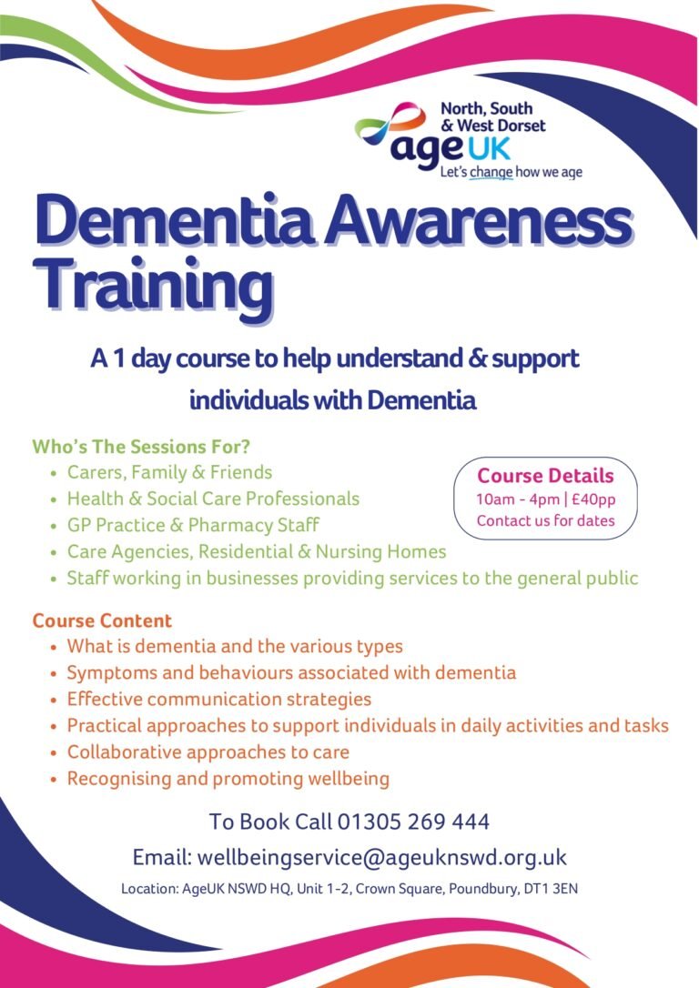 Dementia Awareness Training - Wyke Regis